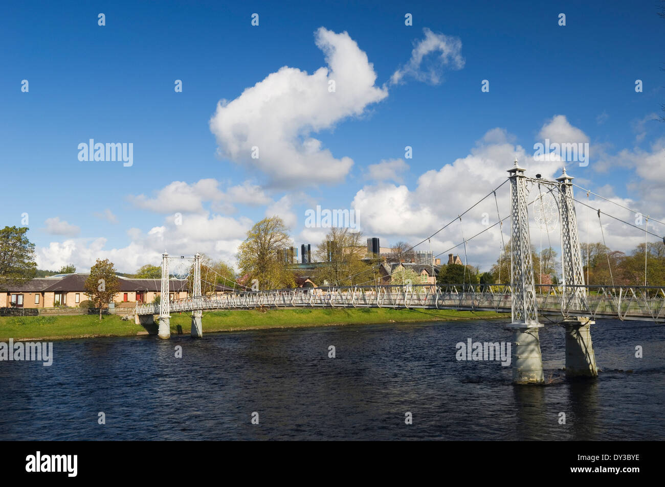 The Infirmary Footbridge across the River Ness, Inverness, Scotland ...