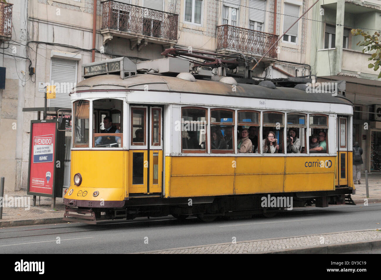 Lisbon 28 line tram hi-res stock photography and images - Alamy