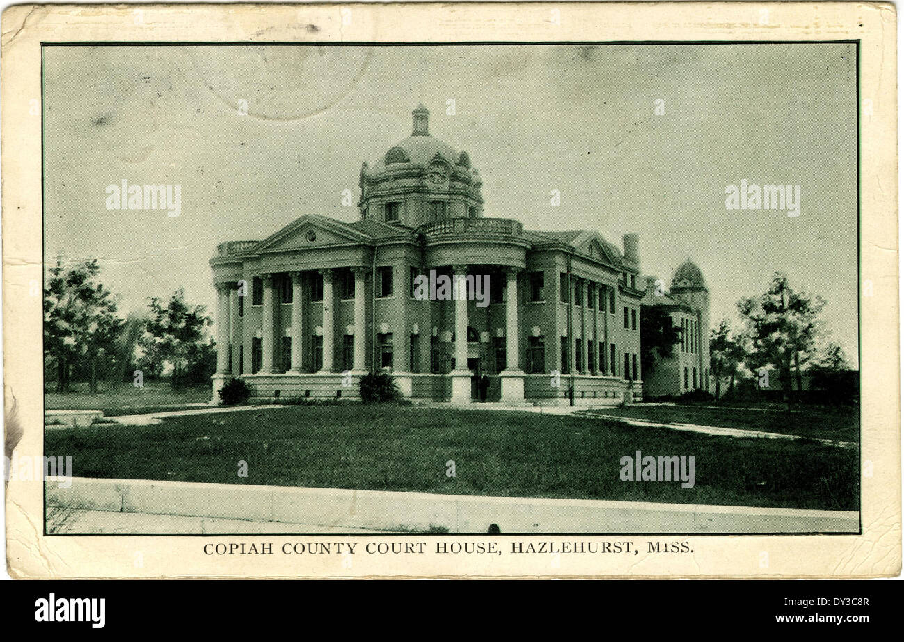 The Copiah County Courthouse in Hazlehurst, Mississippi, as seen in a ...