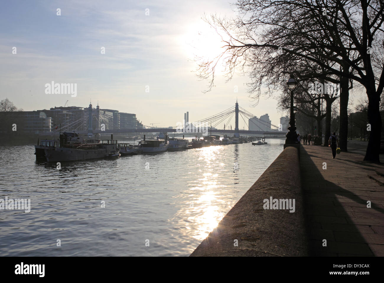 Chelsea Embankment, Westminster, London SW1, England, UK Stock Photo ...