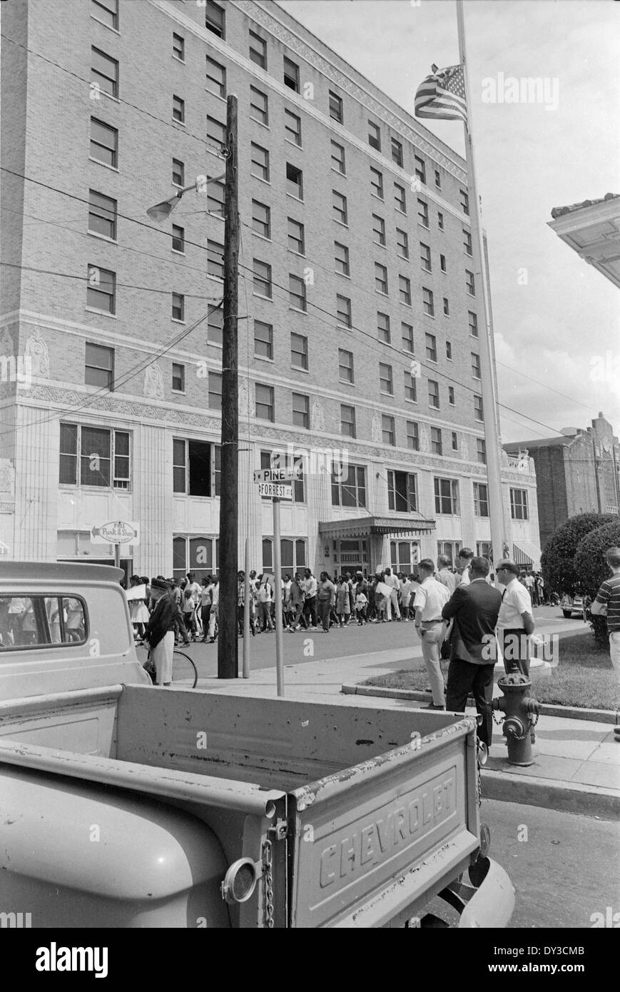 A photograph from April 8, 1968, documenting the March for King, a ...