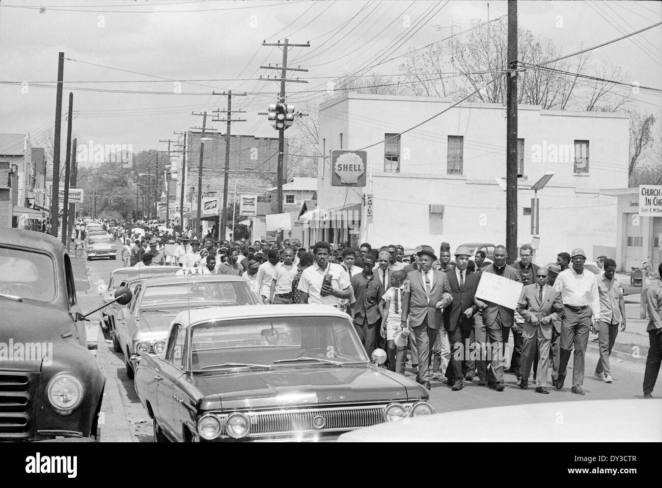 This image captures the pivotal moment of Dr. Martin Luther King Jr.'s ...
