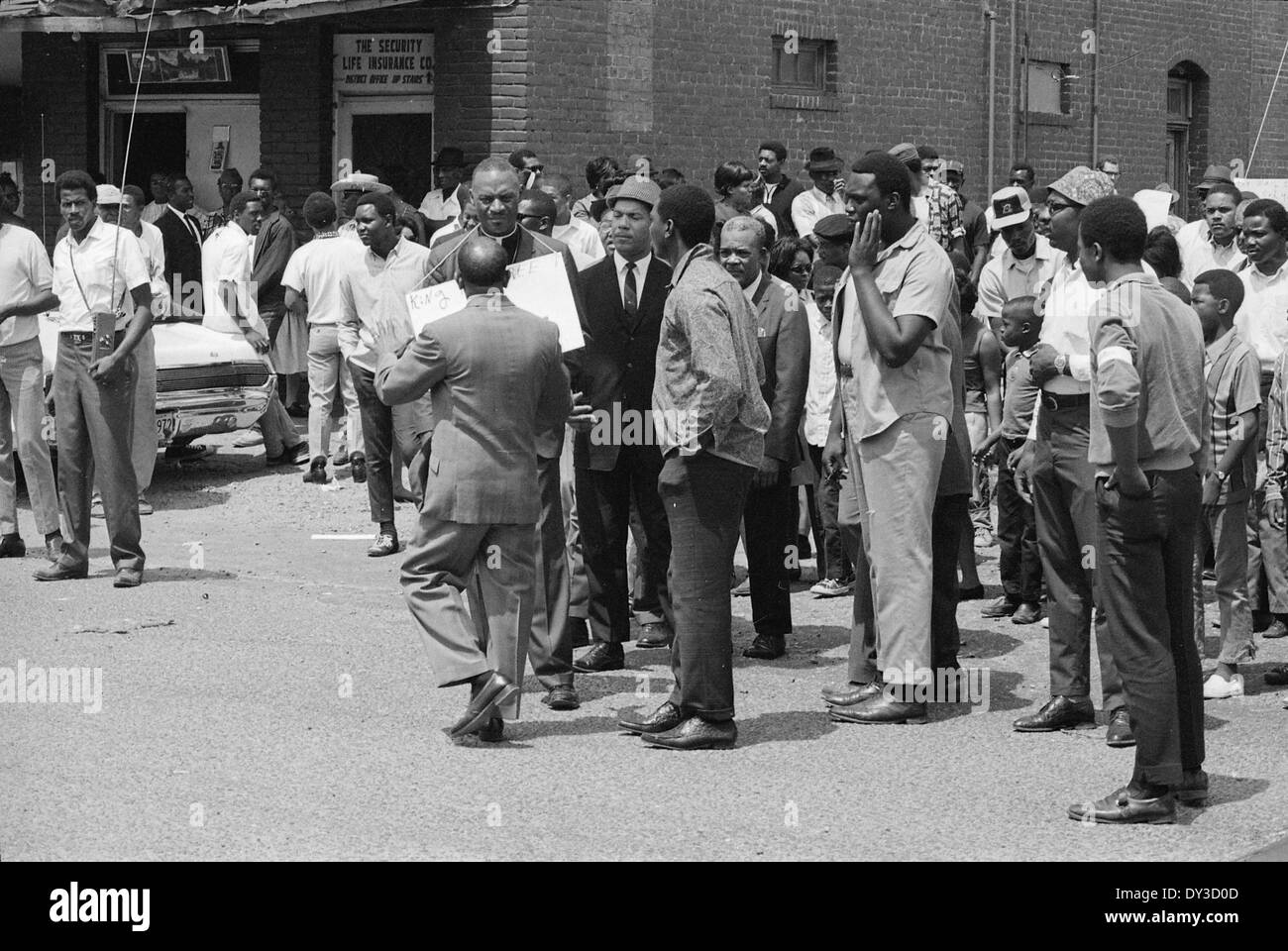Another photograph from the march led by Dr. Martin Luther King Jr. on ...