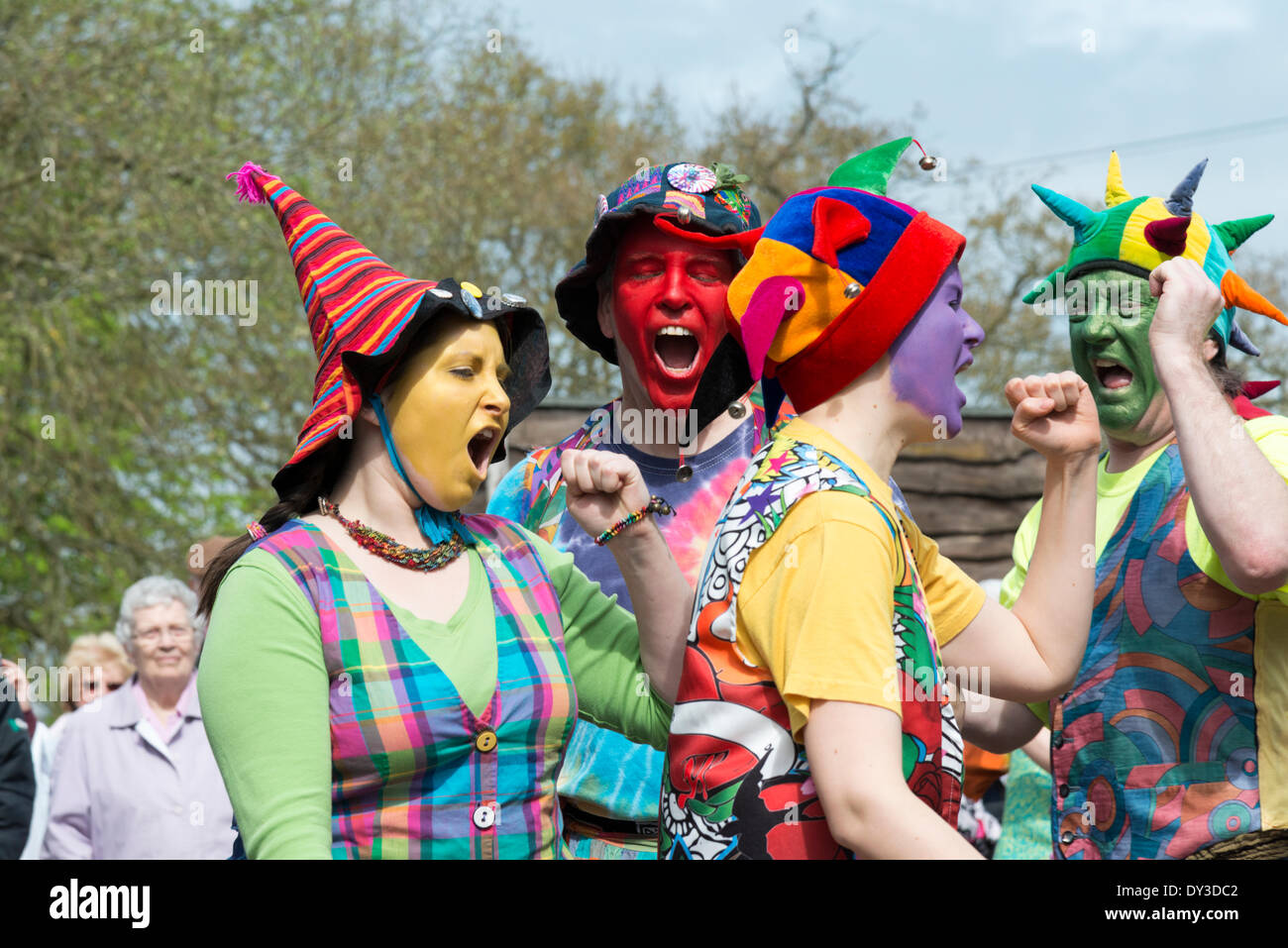 Molly dancer female woman folk hi-res stock photography and images - Alamy