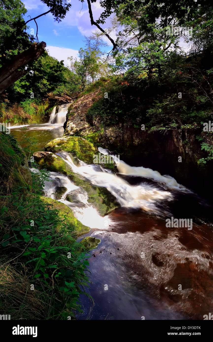 Beezley Fall at Ingleton Stock Photo - Alamy