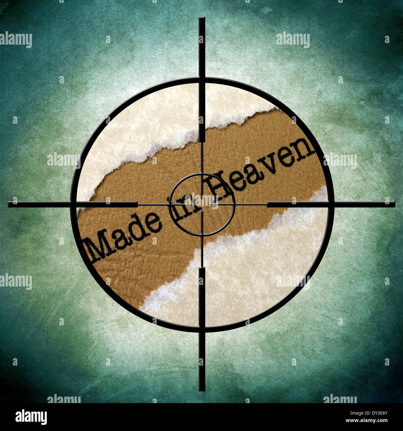 Made in Heaven text in target Stock Photo - Alamy