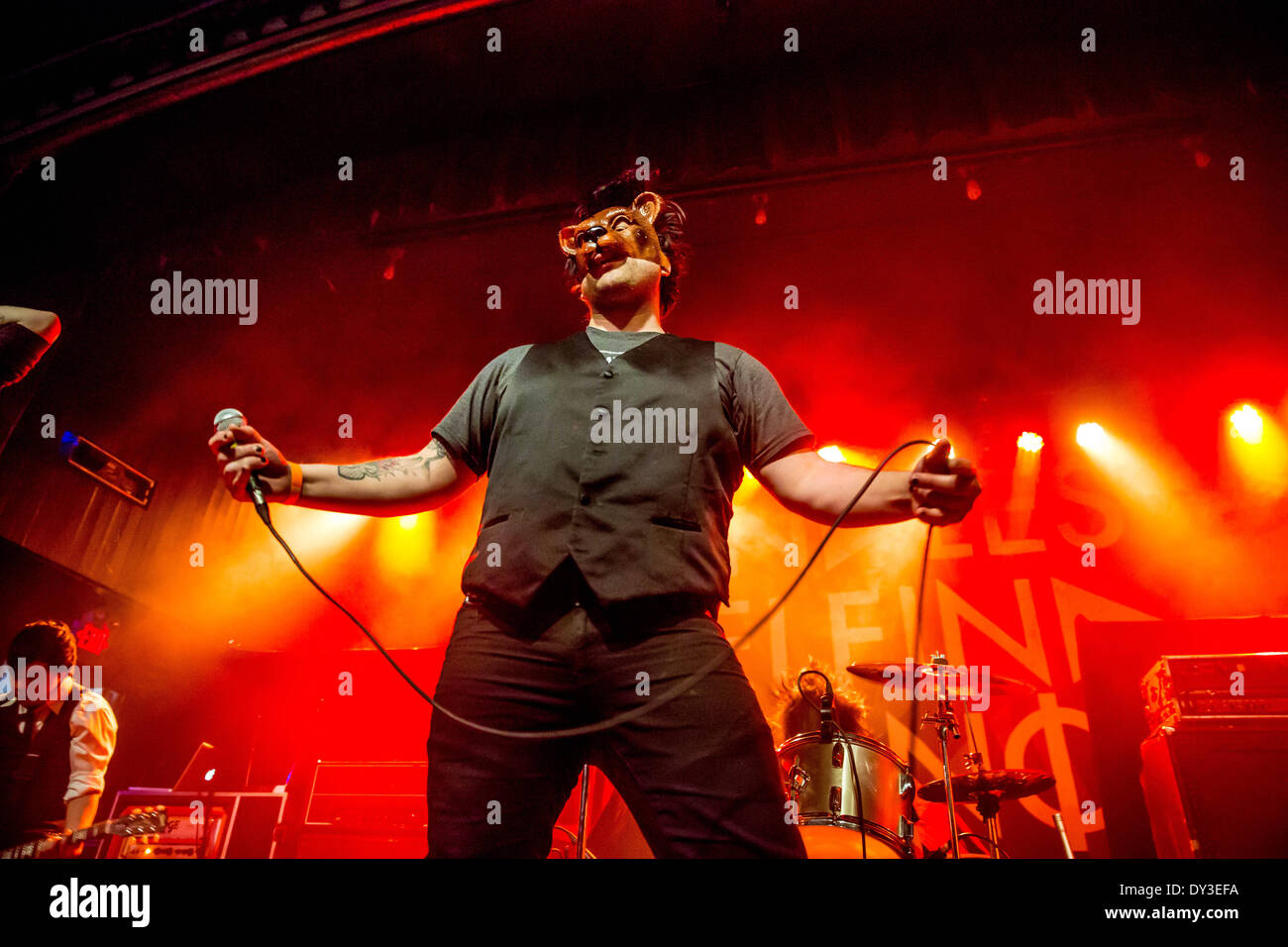 Detroit, Michigan, USA. 5th Apr, 2014. CHRIS HUTKA of The Bunny The ...