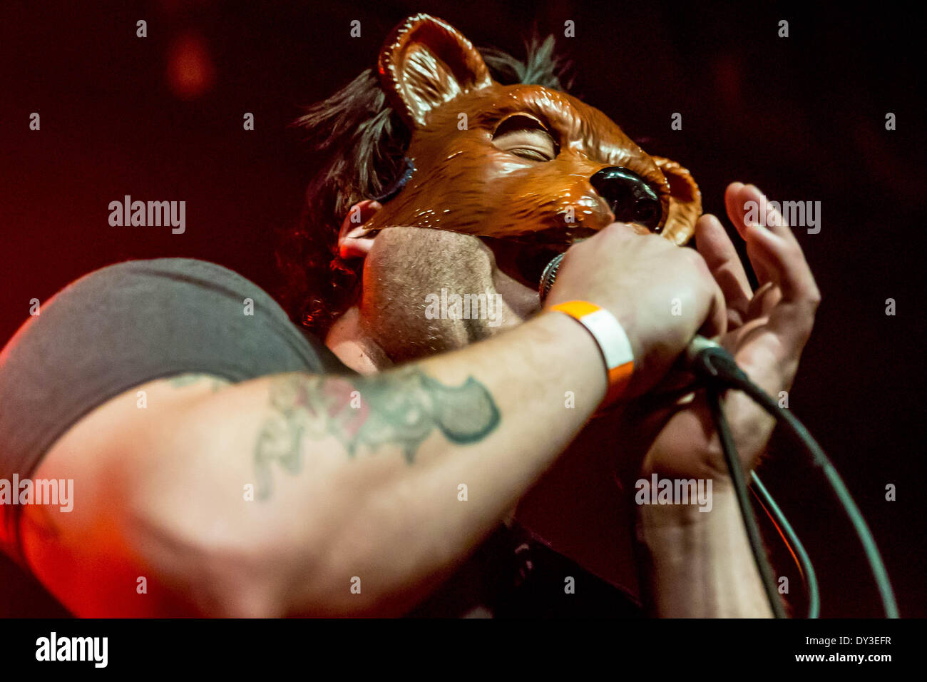 Detroit, Michigan, USA. 5th Apr, 2014. CHRIS HUTKA of The Bunny The ...
