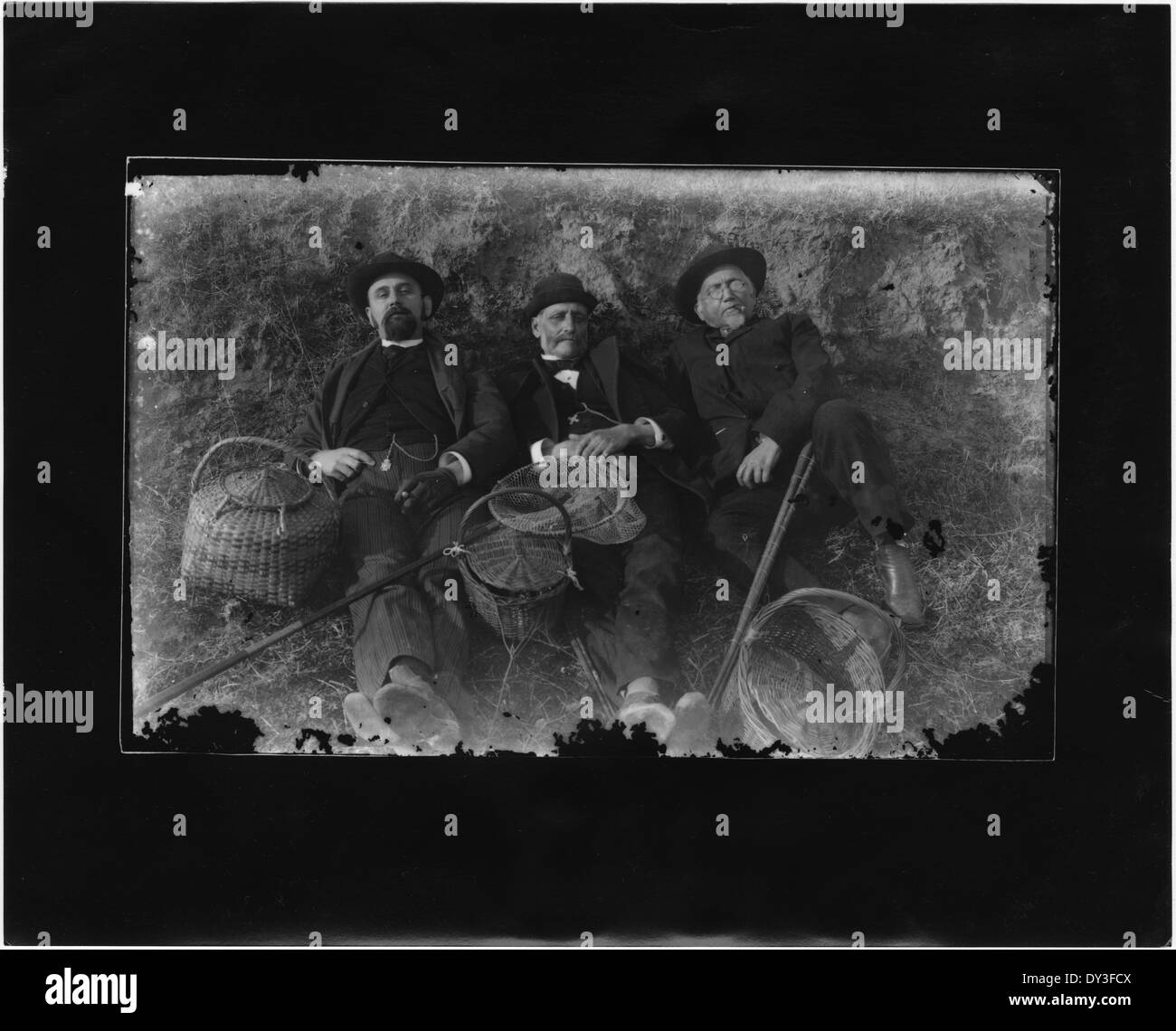 This photograph features Dr. J.C. French, Mr. Geo. DeTapp, and Ed Guice ...