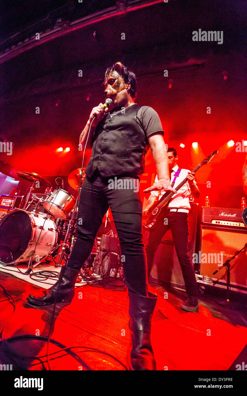 Detroit, Michigan, USA. 5th Apr, 2014. CHRIS HUTKA of The Bunny The ...