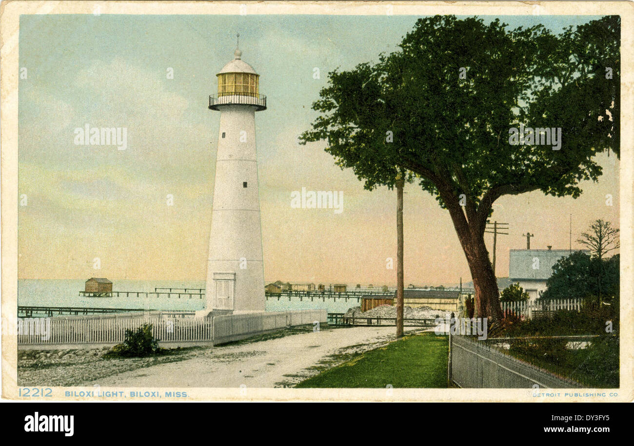 Biloxi Light is a historic lighthouse located in Biloxi, Mississippi ...
