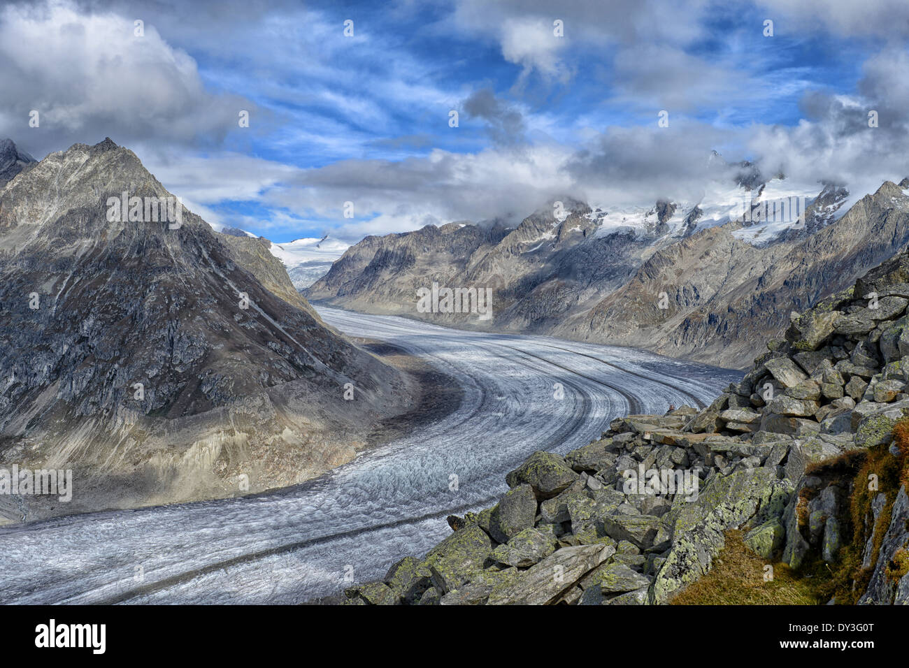 Jungfrau aletsch protected area hi-res stock photography and images - Alamy