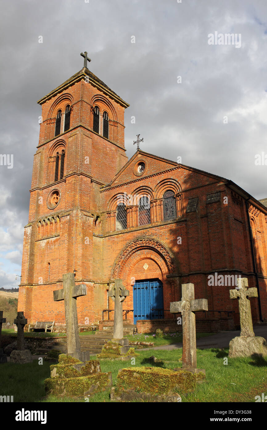 St Peter and St Paul Church at Albury, Surrey, England, UK Stock Photo ...