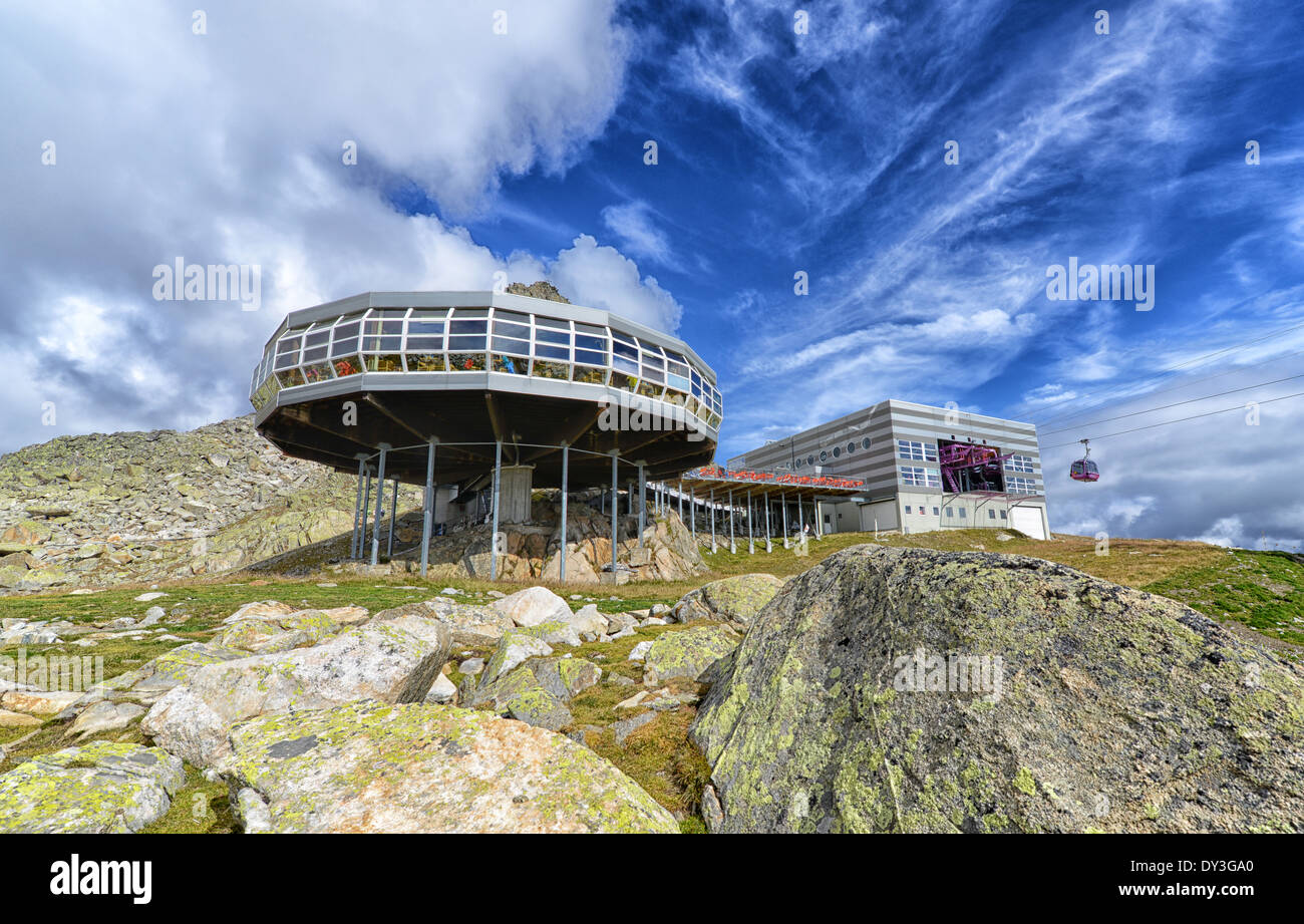 Cable car station restaurant aletsch hi-res stock photography and ...