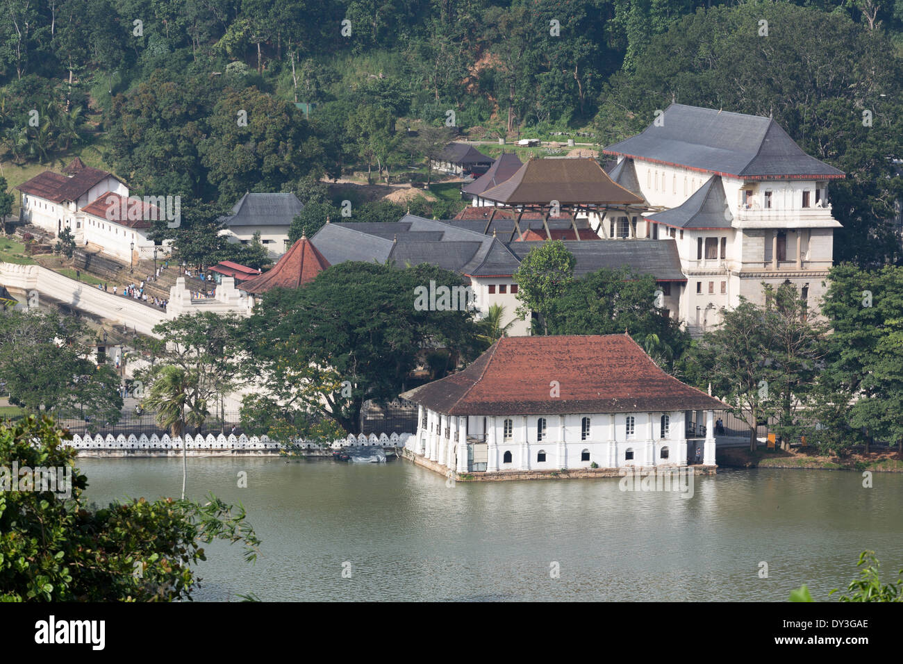 Kandy, Central Province, Sri Lanka. Temple of the Sacred Tooth Relic ...