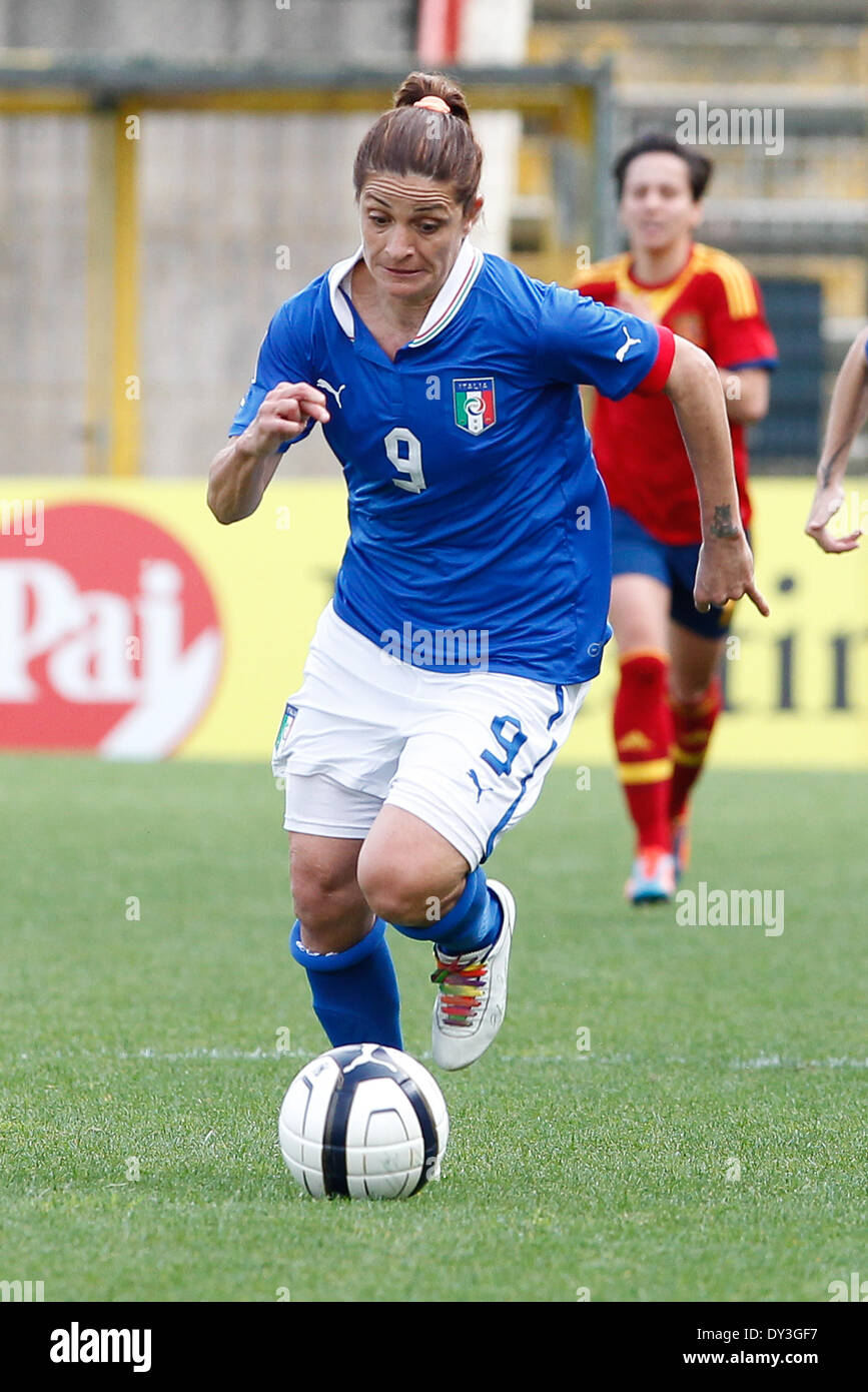 Vicenza, Italy. 05th Apr, 2014. FIFA Women's World Cup qualification ...