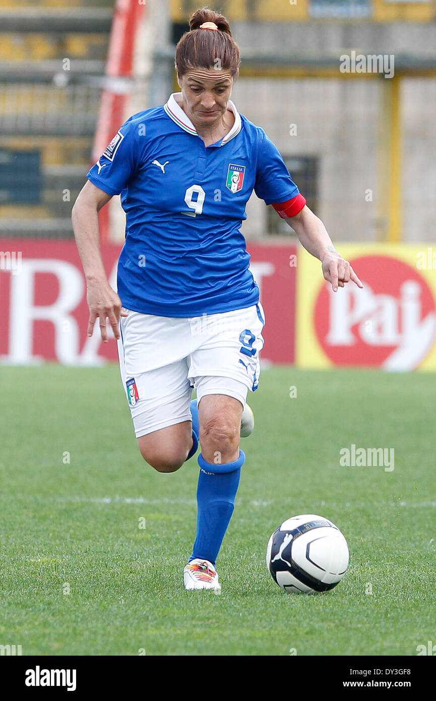 Vicenza, Italy. 05th Apr, 2014. FIFA Women's World Cup qualification ...