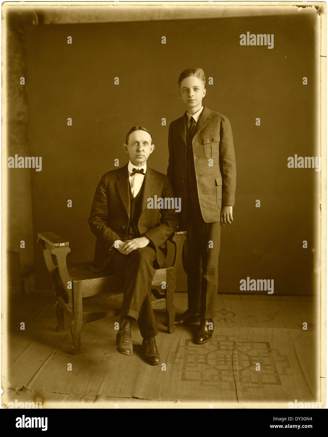 This image features a group of unidentified men, the context and ...