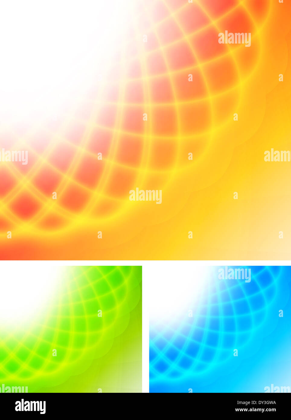 Set of bright color backgrounds with lights Stock Photo - Alamy