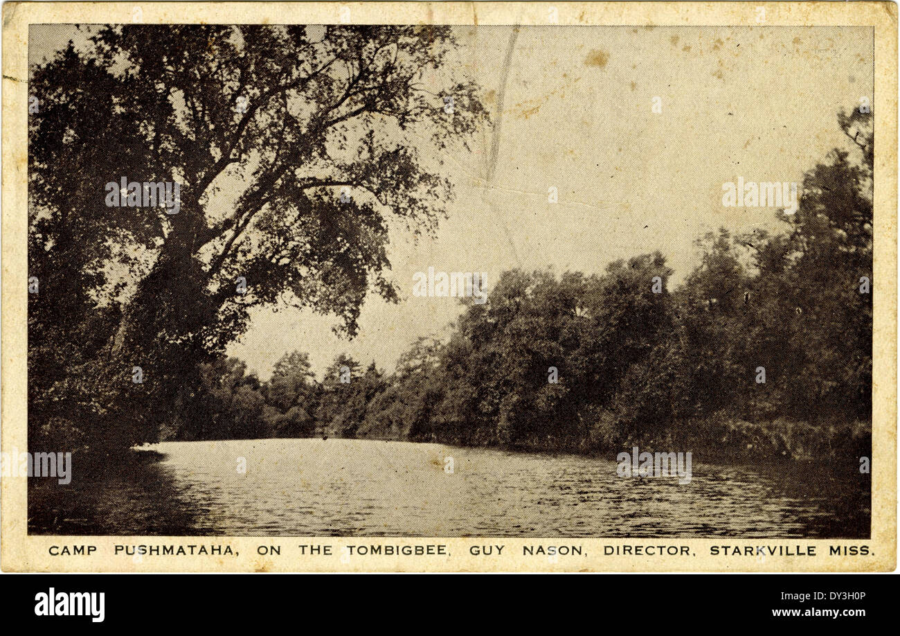 A postcard from Camp Pushmataha located on the Tombigbee River in ...