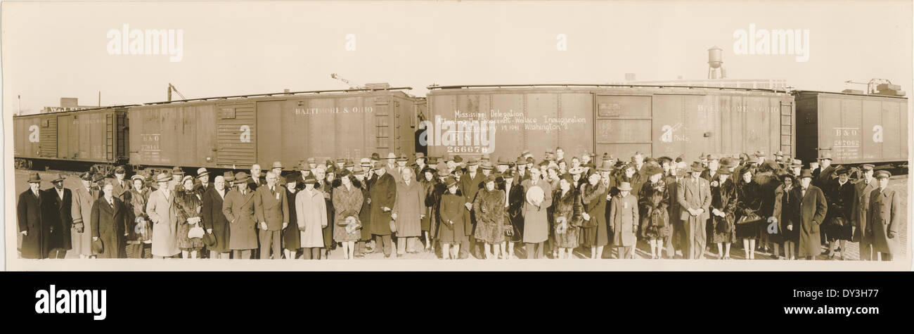 The Mississippi delegation at the inauguration of President Franklin D ...