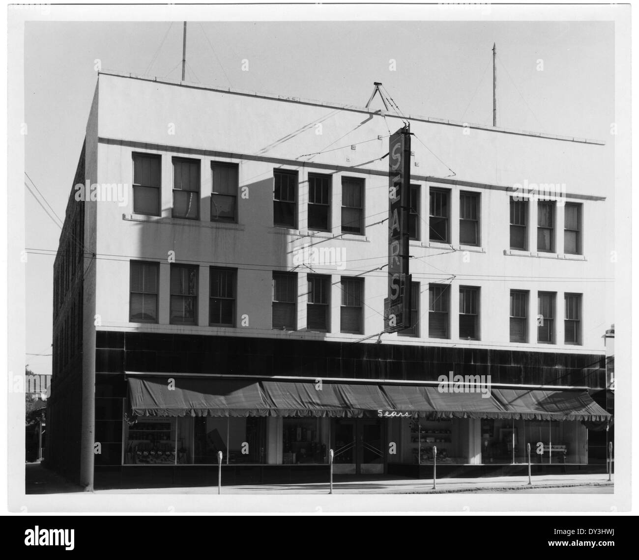 A historical photo of the Sears Roebuck and Company store located on ...