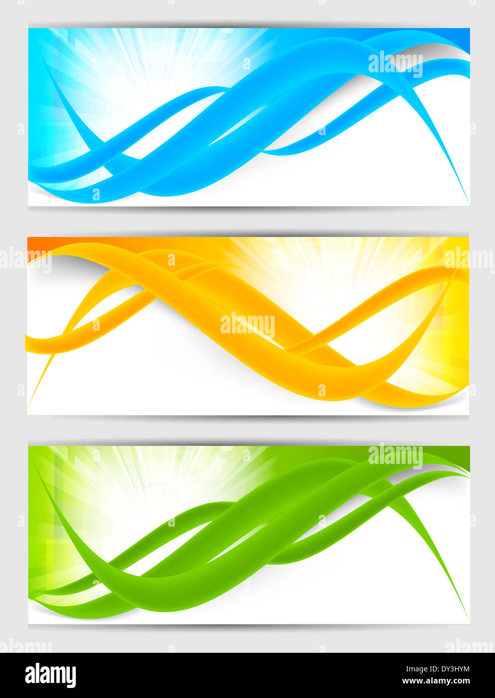 Color bright glossy lines banner hi-res stock photography and images ...