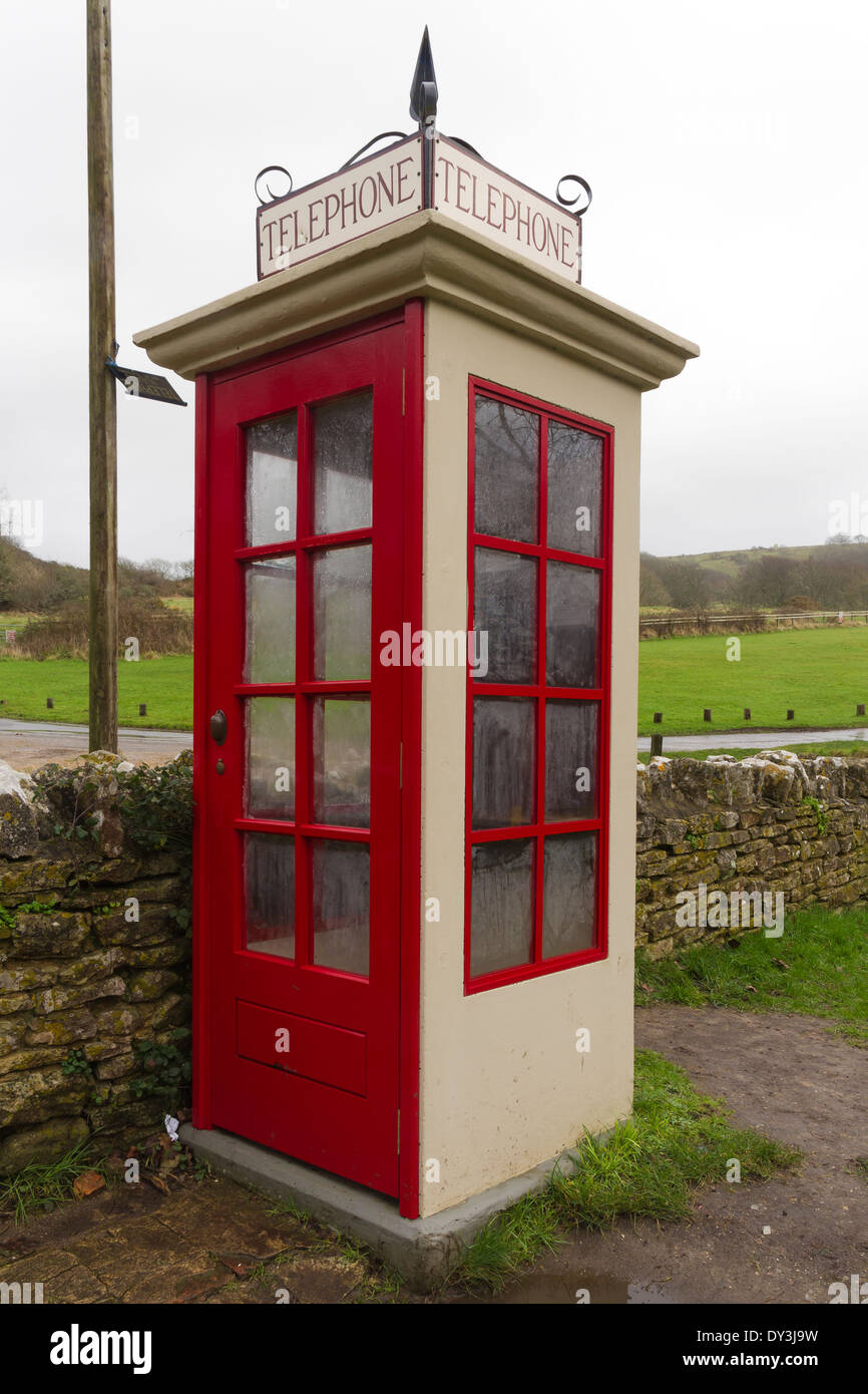 K1 telephone box, UK Stock Photo - Alamy