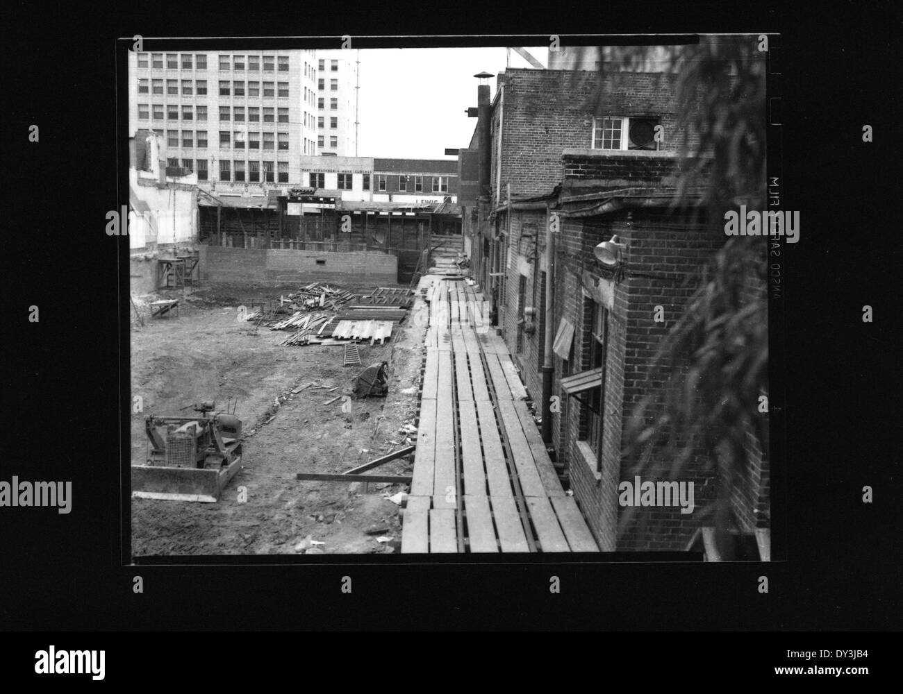 Black and white image of store interior Black and White Stock Photos ...