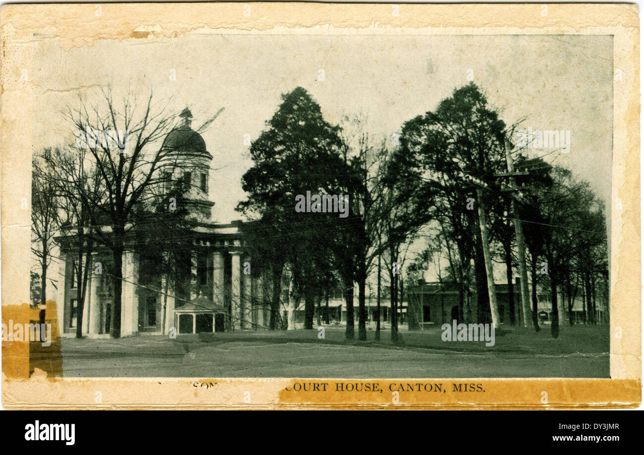 The historic courthouse in Canton, Mississippi, as seen in this ...