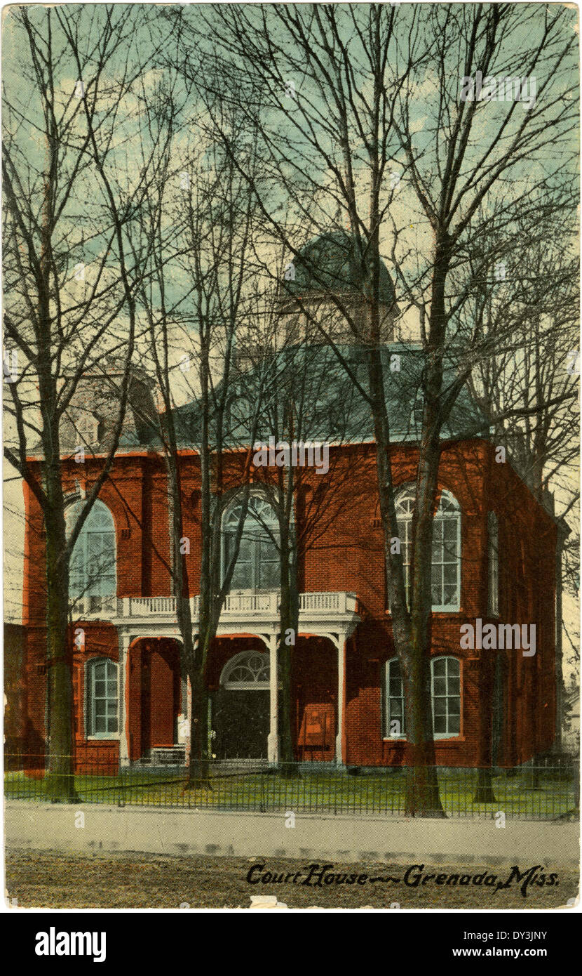 The Grenada County Courthouse in Grenada, Mississippi, is an important ...
