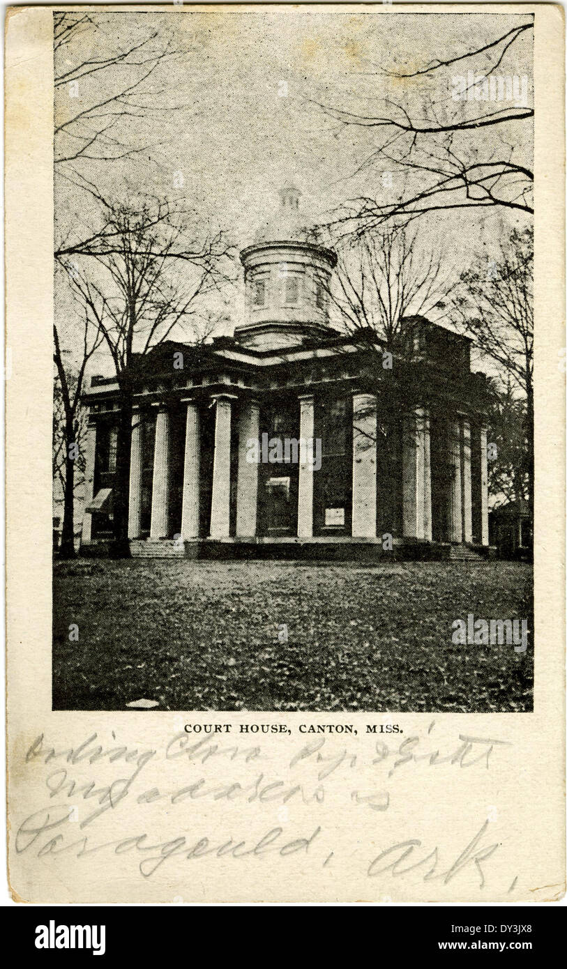 Vintage postcard court house hi-res stock photography and images - Alamy