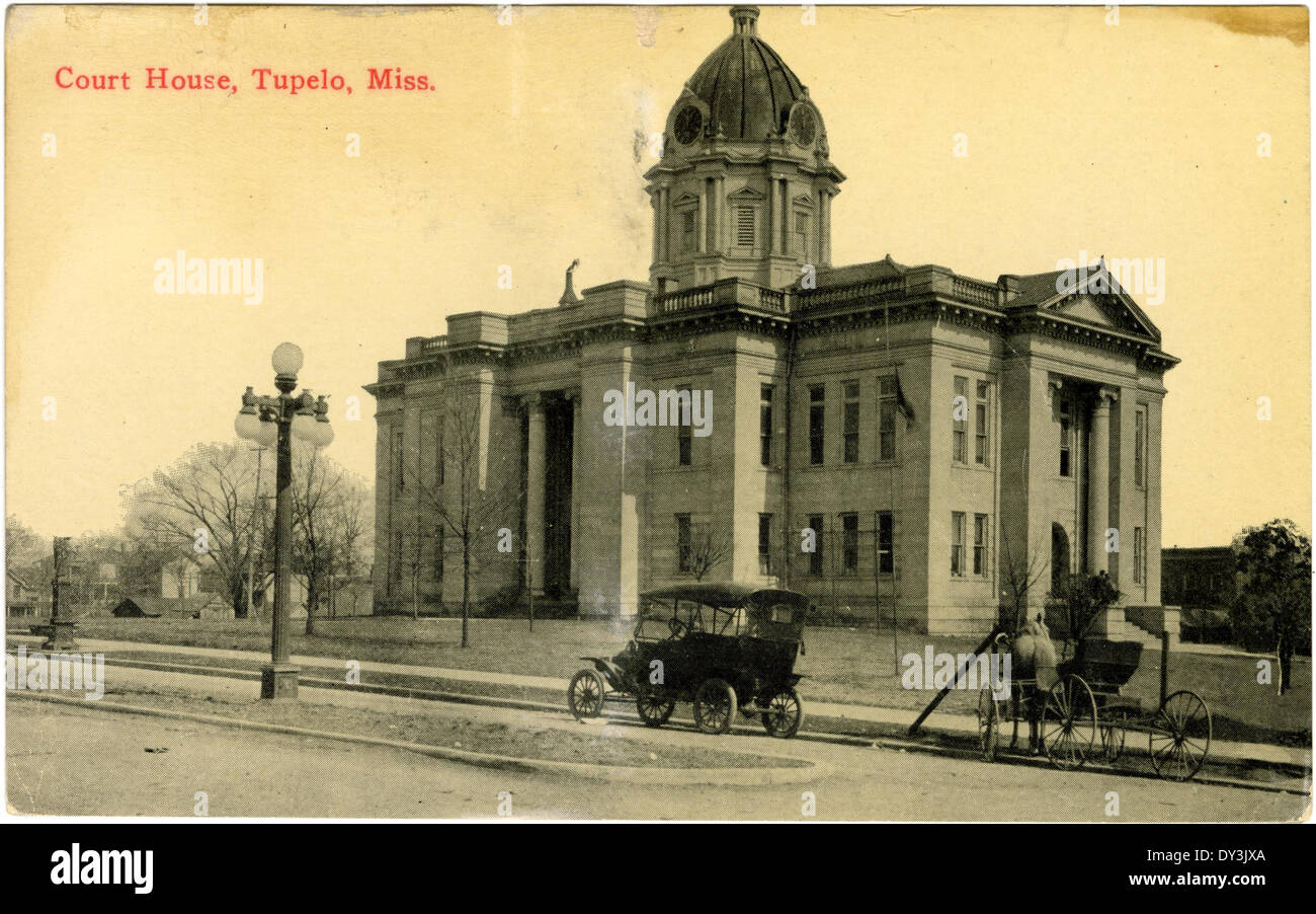 The Tupelo courthouse in Tupelo, Mississippi, is shown in this ...