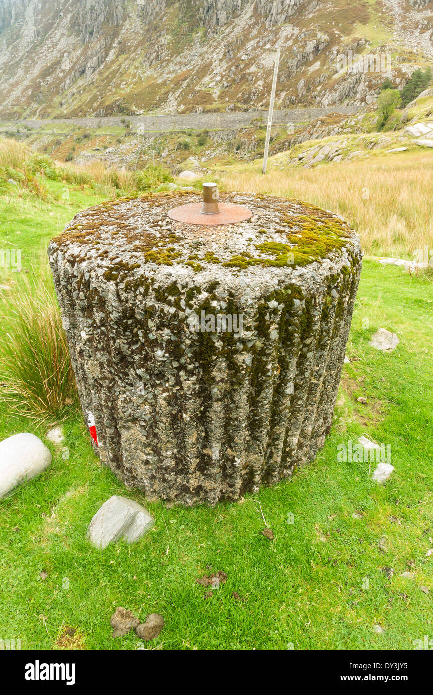 Spigot Mortar Emplacement, World War Two defense, Nant Francon Pass ...