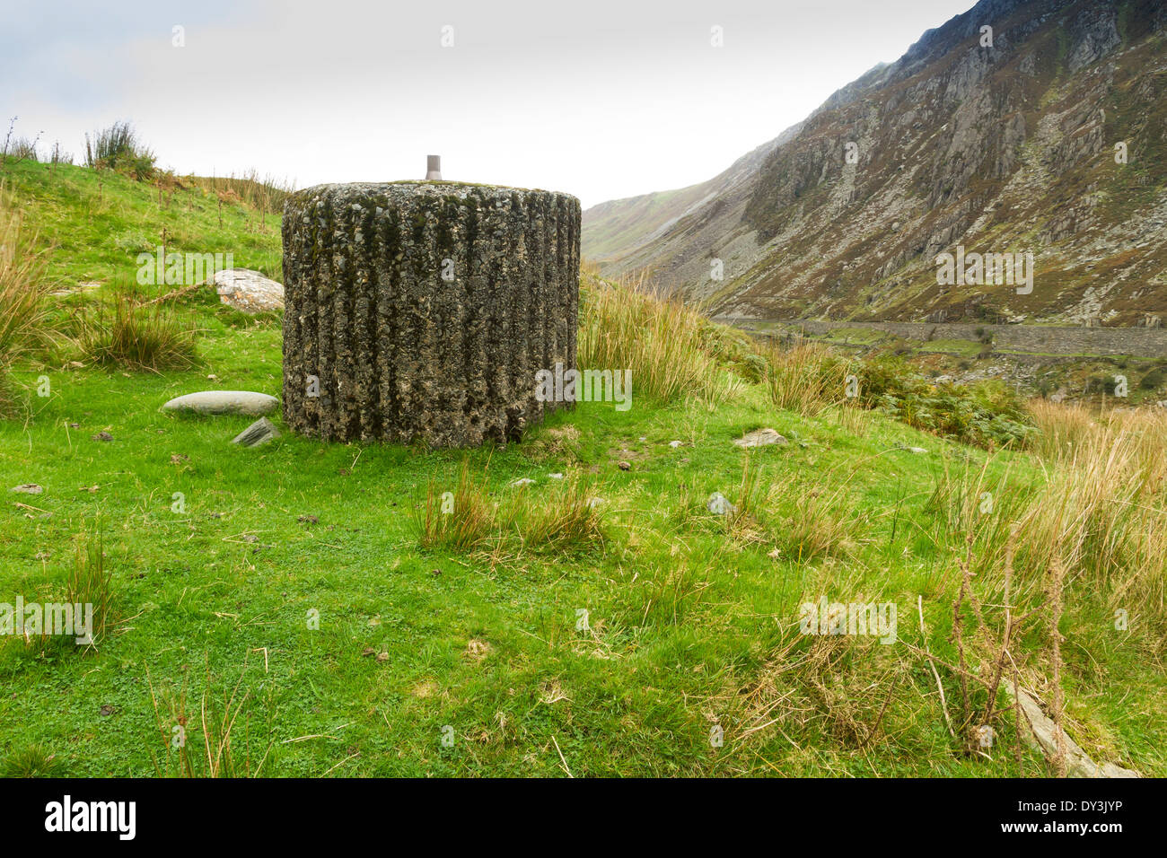 Spigot Mortar Emplacement, World War Two defense, Nant Francon Pass ...