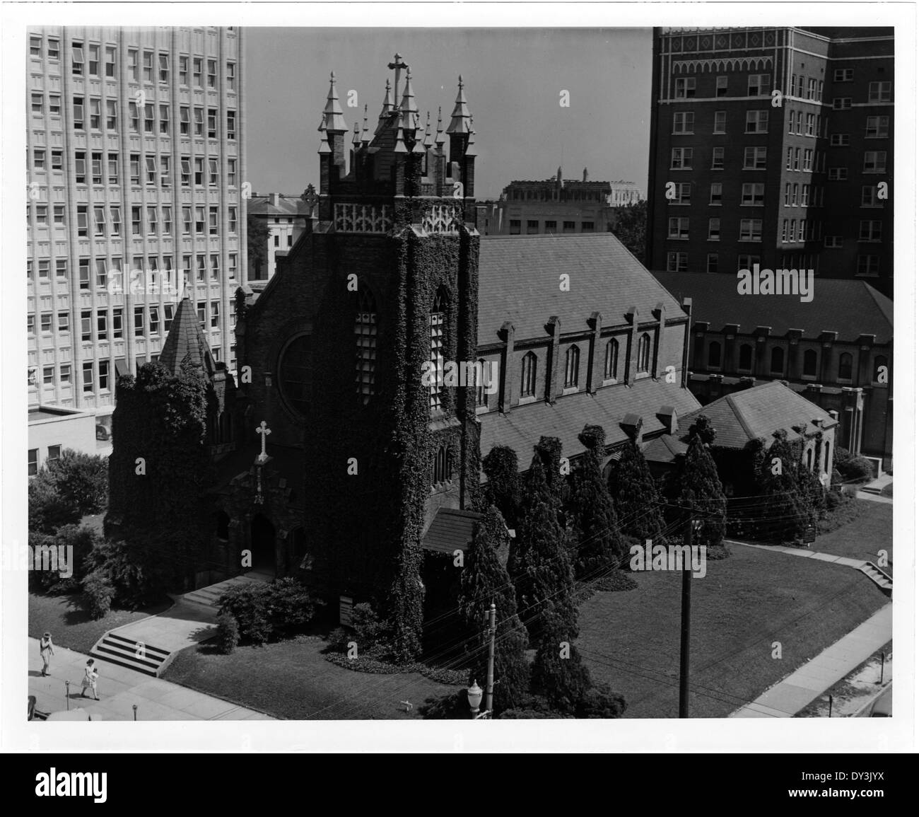 A front view of St. Andrews in May 1946, showcasing the architecture ...