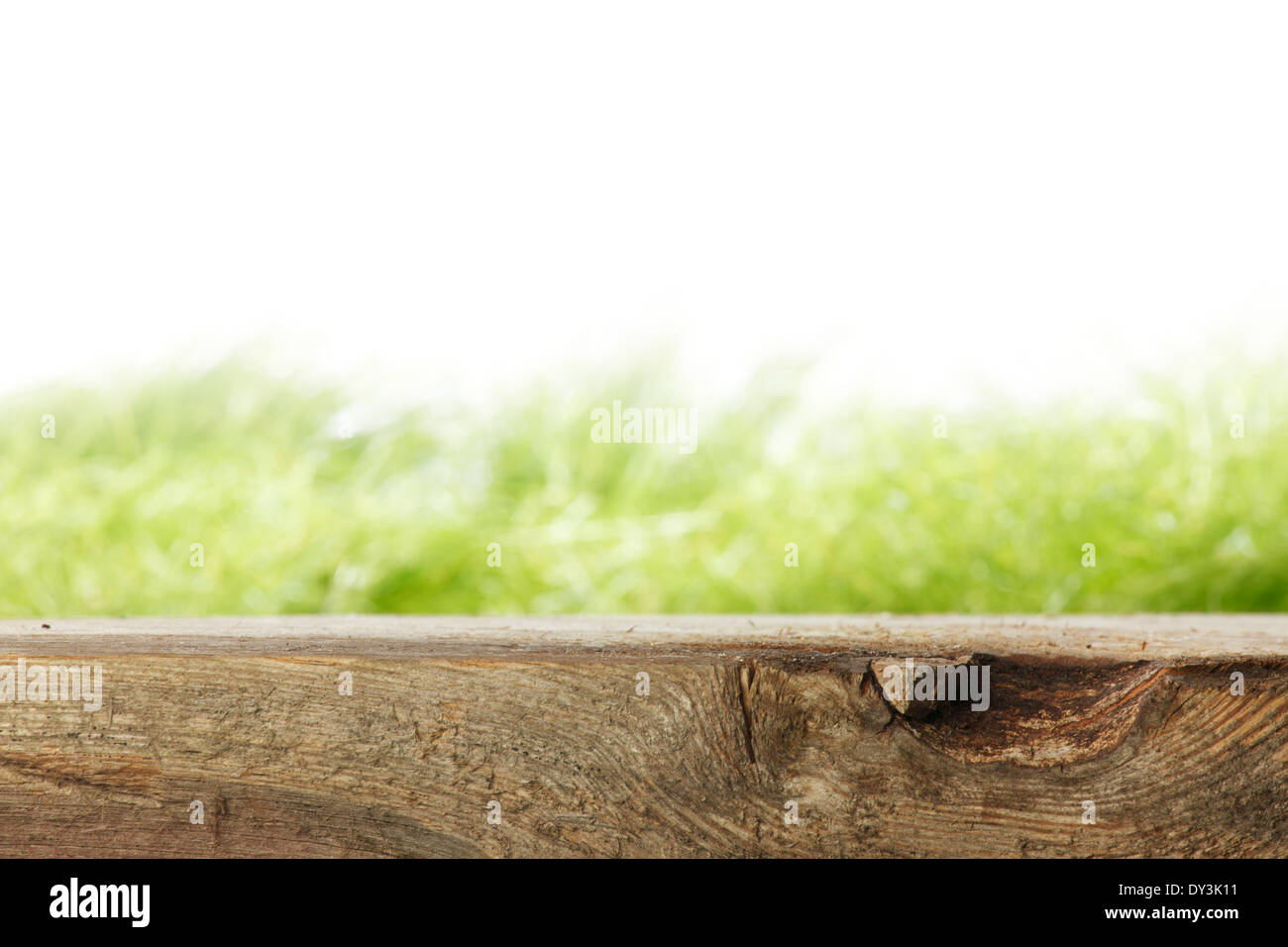 Plank wood grass hi-res stock photography and images - Alamy