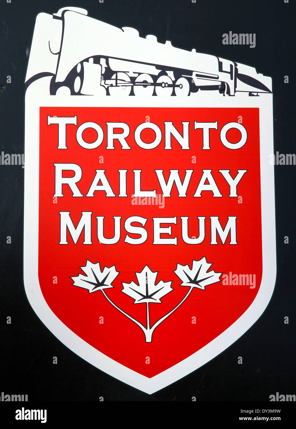 Toronto Railway Museum logo in Toronto, Canada Stock Photo - Alamy