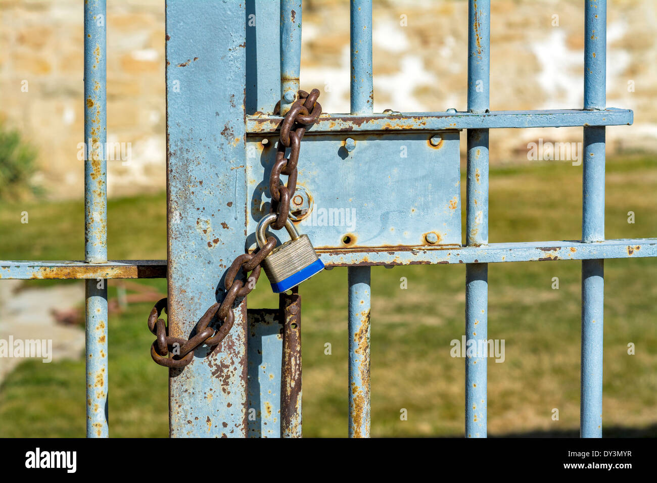Prison Bars With Lock