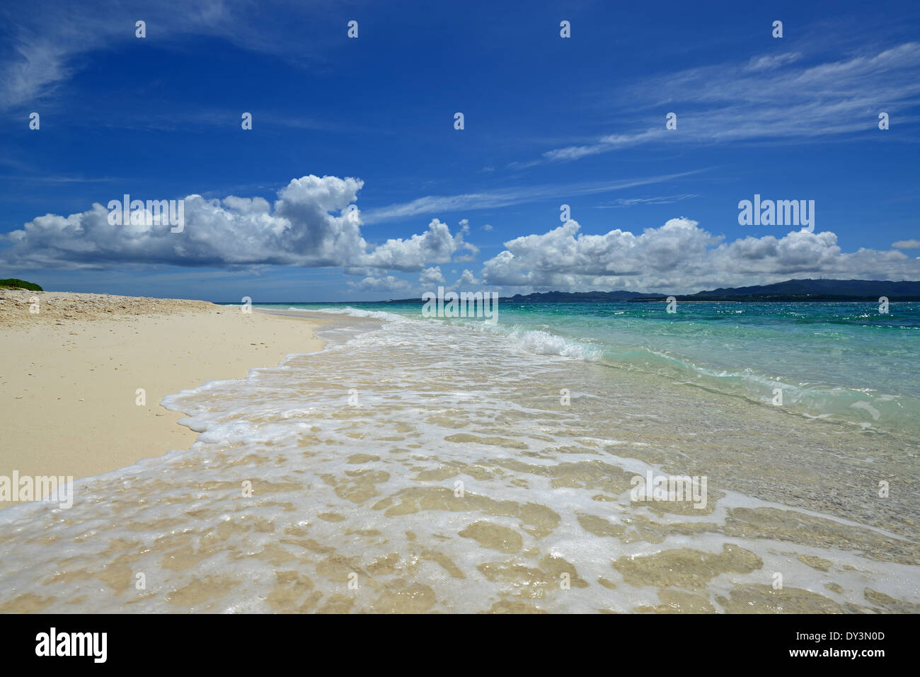 Beautiful beach in Okinawa Stock Photo - Alamy