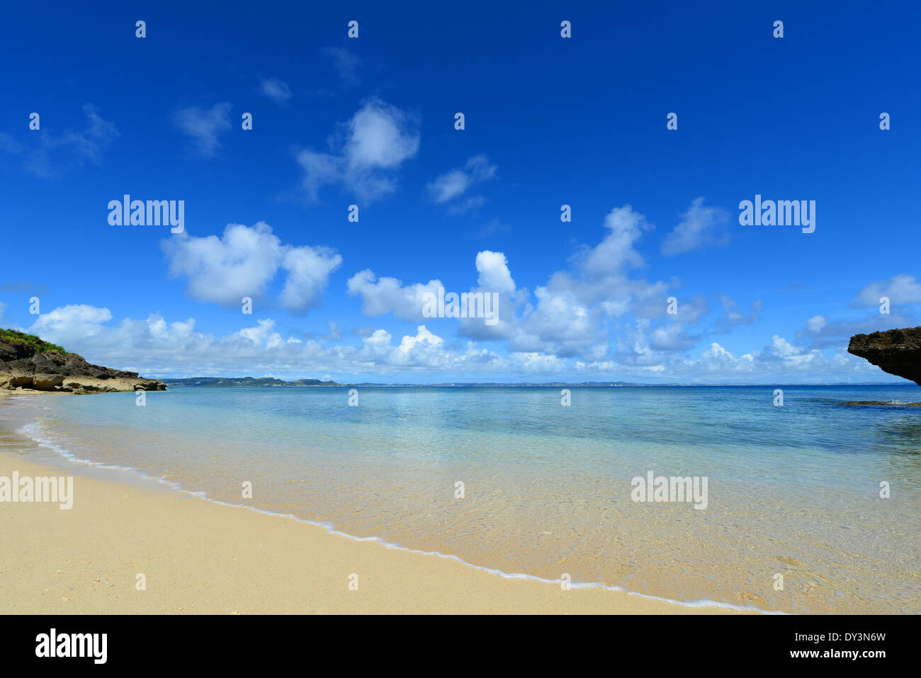 Beautiful beach in Okinawa Stock Photo - Alamy