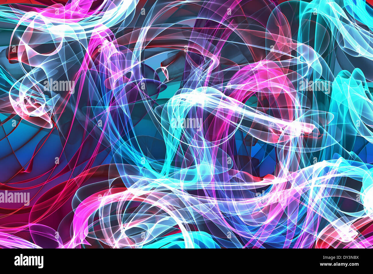 abstract colorful twisted waves Stock Photo - Alamy