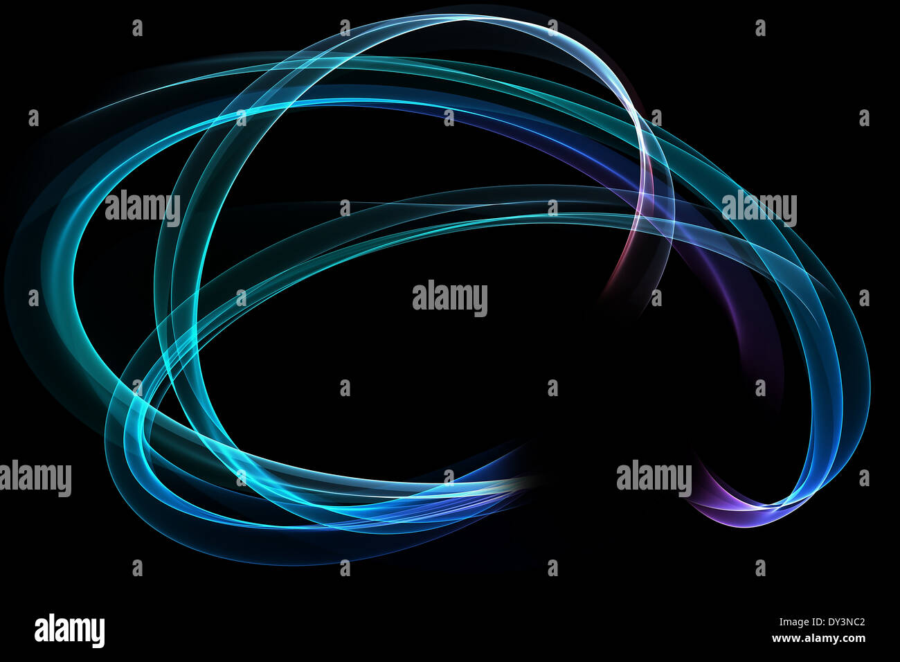 abstract blue twisted waves Stock Photo - Alamy