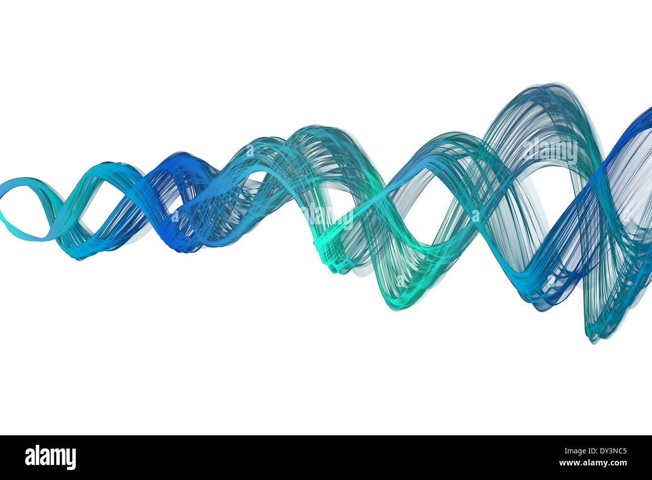 abstract blue twisted net wave Stock Photo - Alamy