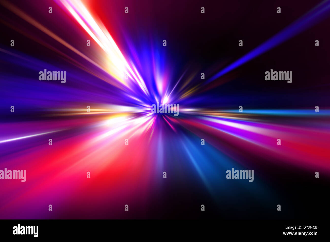 flash acceleration speed motion on night road Stock Photo - Alamy