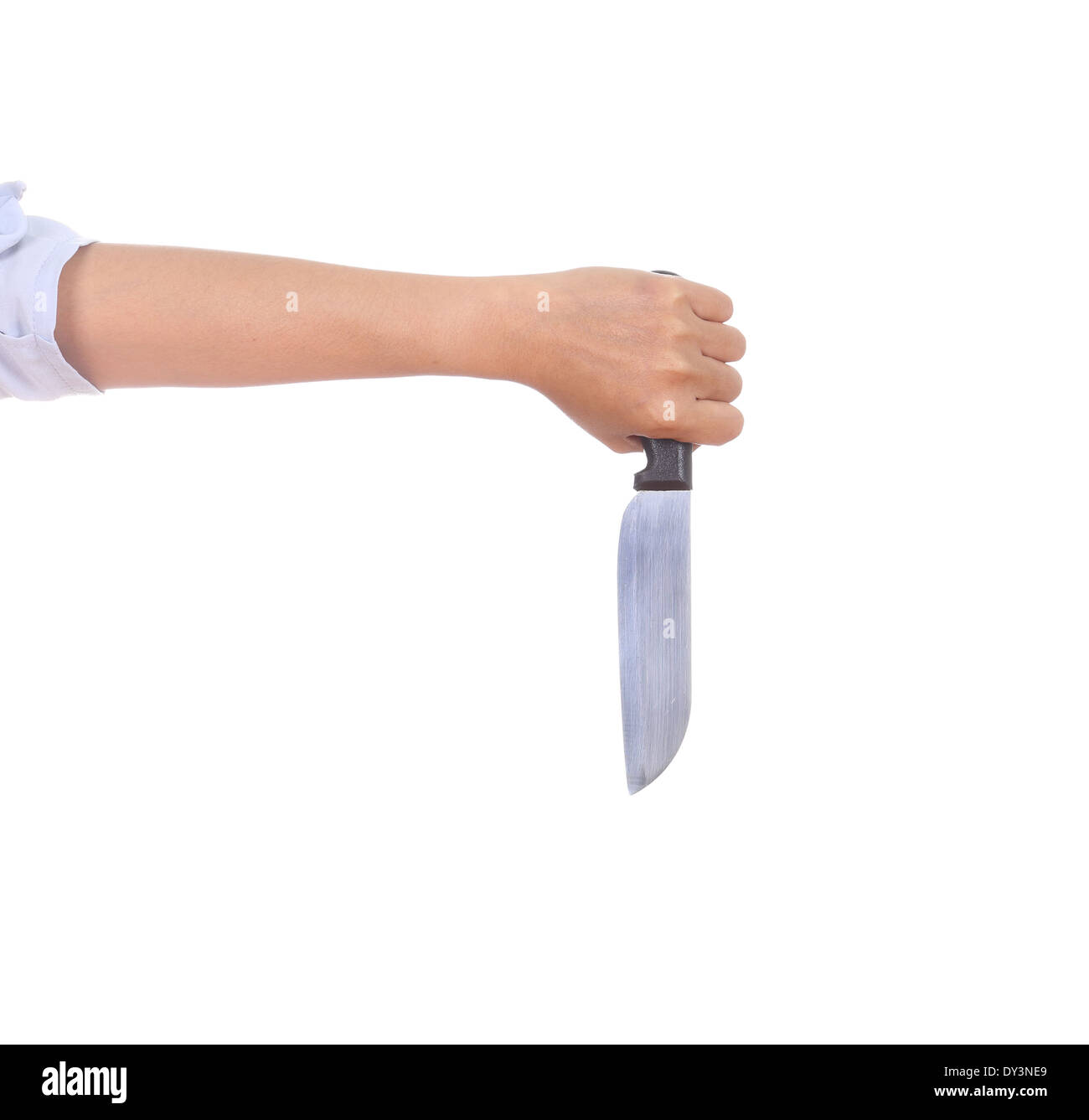 Hand holding stabbing knife hi-res stock photography and images - Alamy