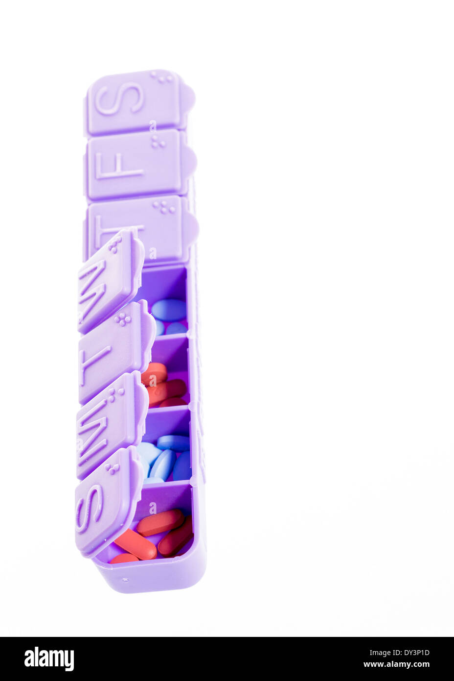 Bottle pills pill box Cut Out Stock Images & Pictures - Alamy