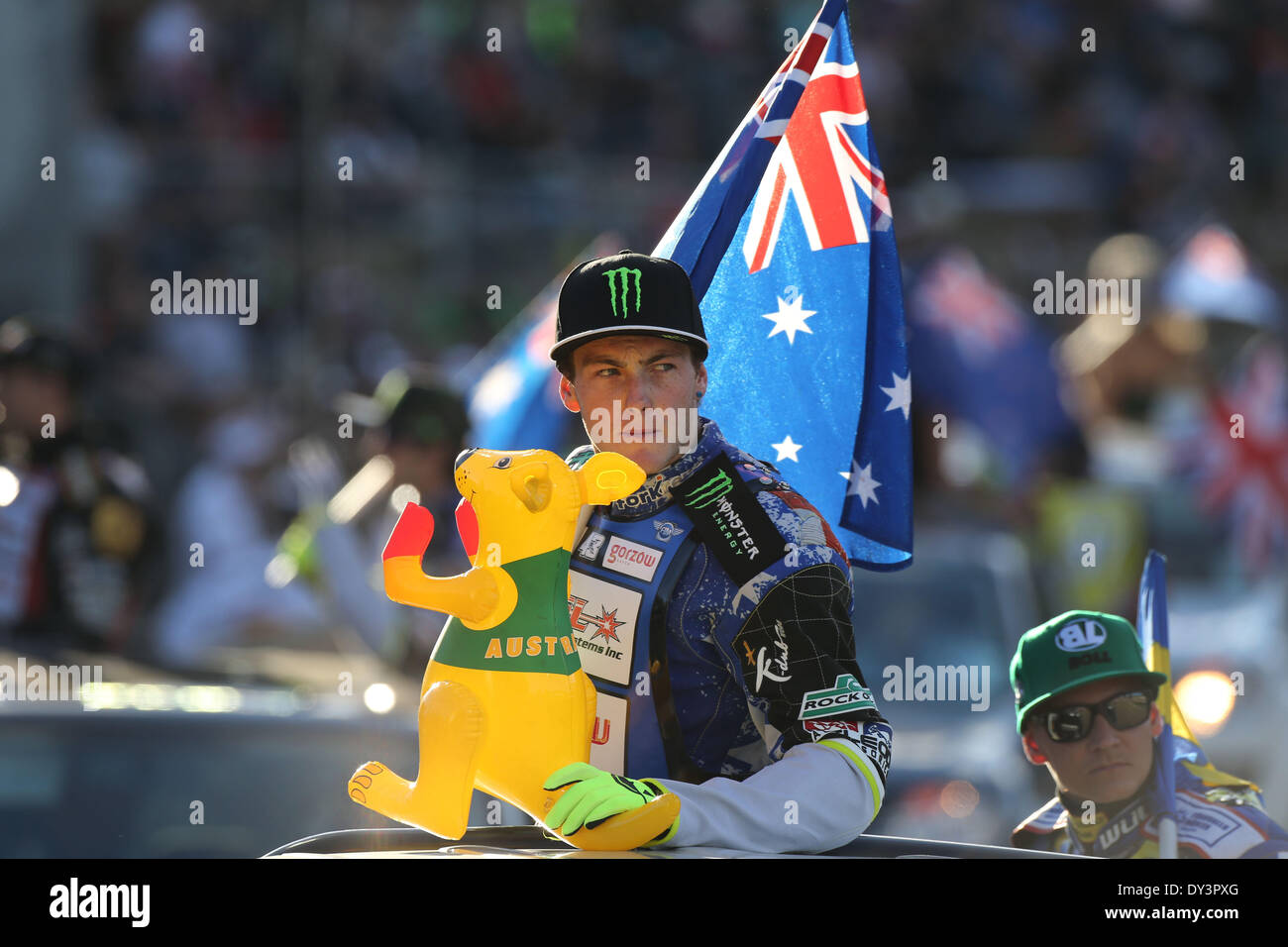 Western Springs, Auckland, New Zealand. 05th Apr, 2014. Darcy Ward ...