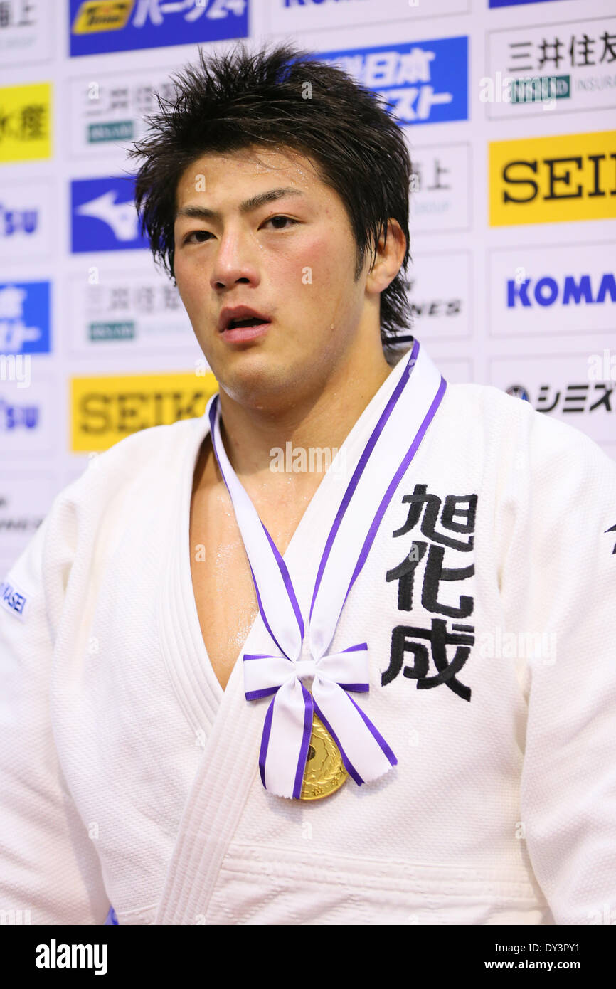 Fukuoka Convention Center, Fukuoka, Japan. 5th Apr, 2014. Yuya Yoshida ...