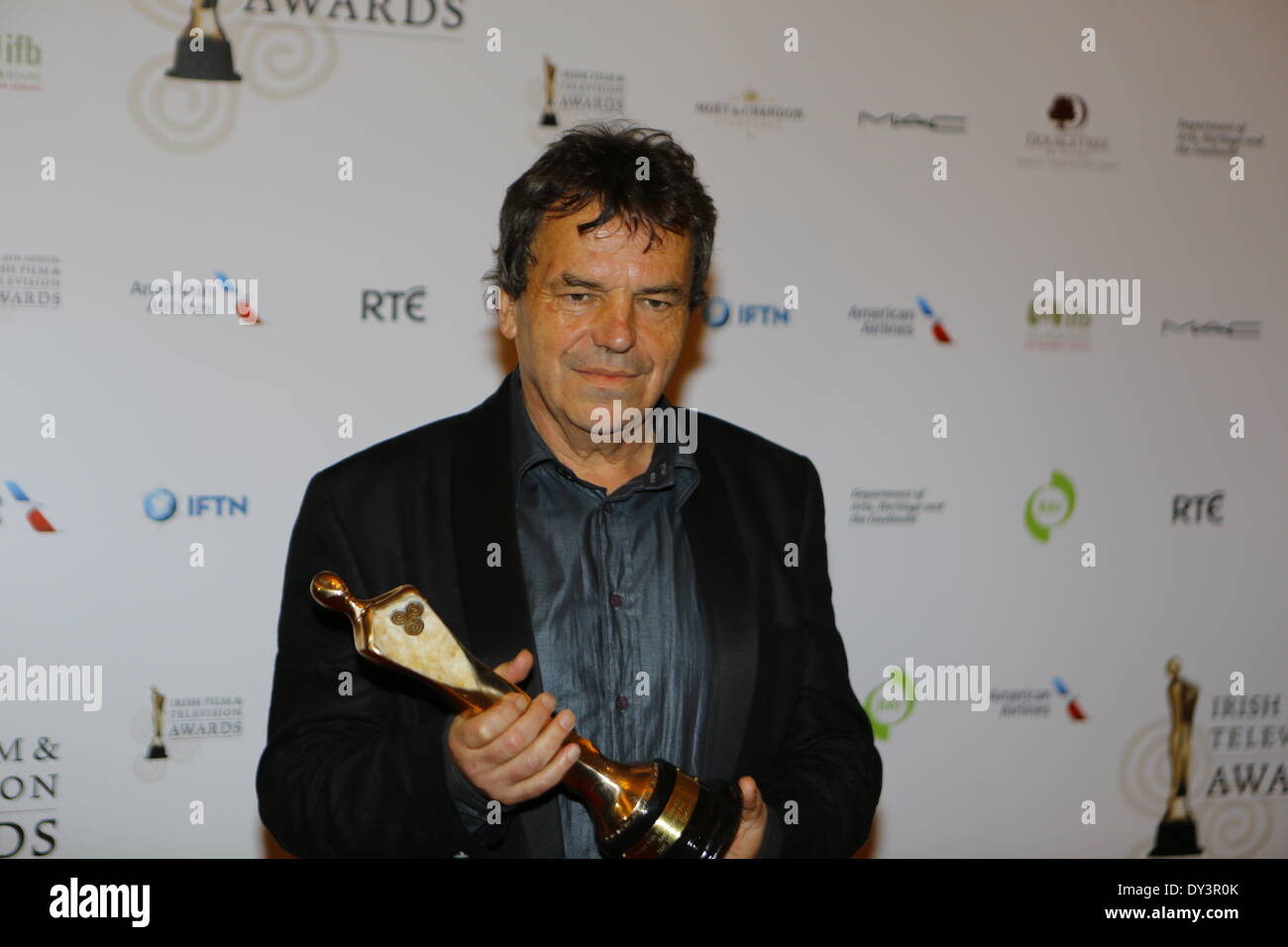 Dublin, Ireland. 5th April 2014. The Irish filmmaker Neil Jordan ...